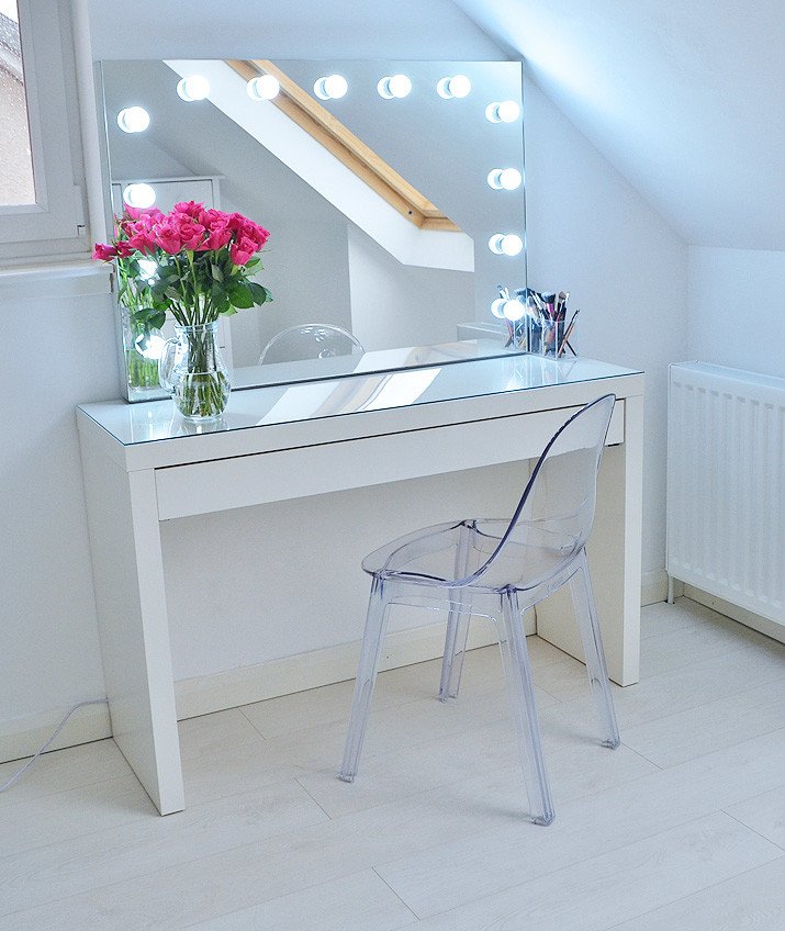 Makeup Storage Ideas Ikea Malm Makeup Vanity With Mirror Makeup Storage Ideas Ikea Malm Makeup Vanity With Mirror